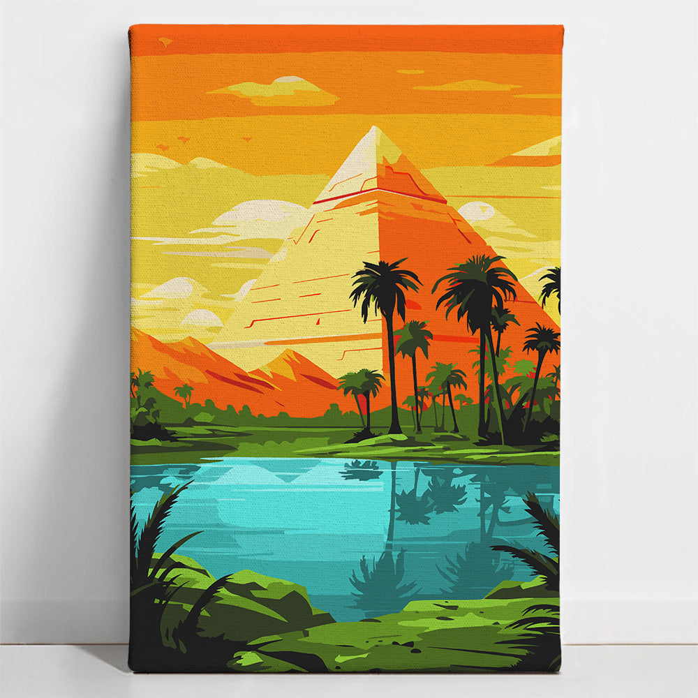 Pyramids of Egypt - Paint By Numbers Kit