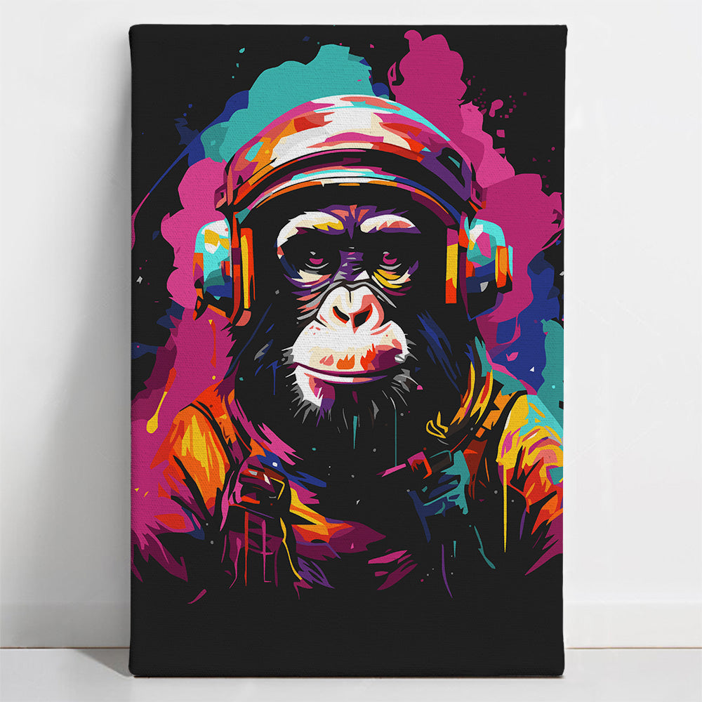 Melodic Monkey - Paint By Numbers Kit